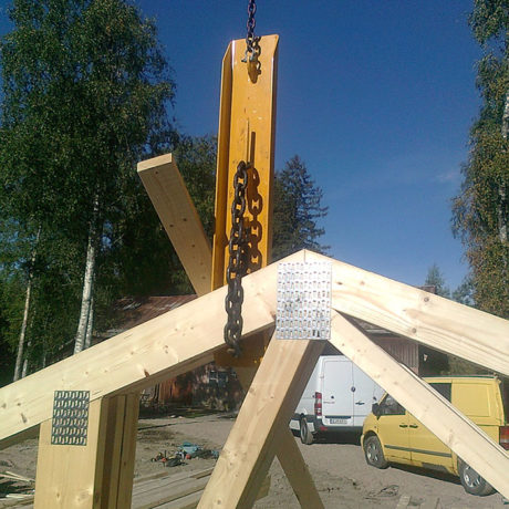 Roof truss lifter – MeramaTec Oy